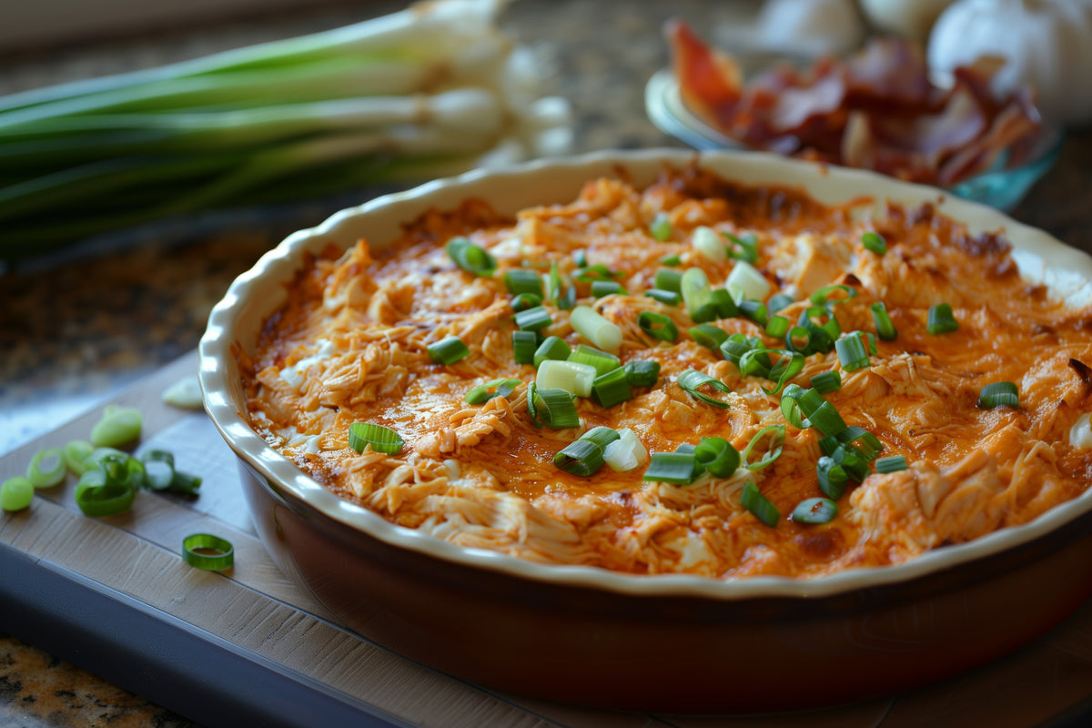 Simple Buffalo Chicken Cheese Dip – Albino Rhino Longevity Foods