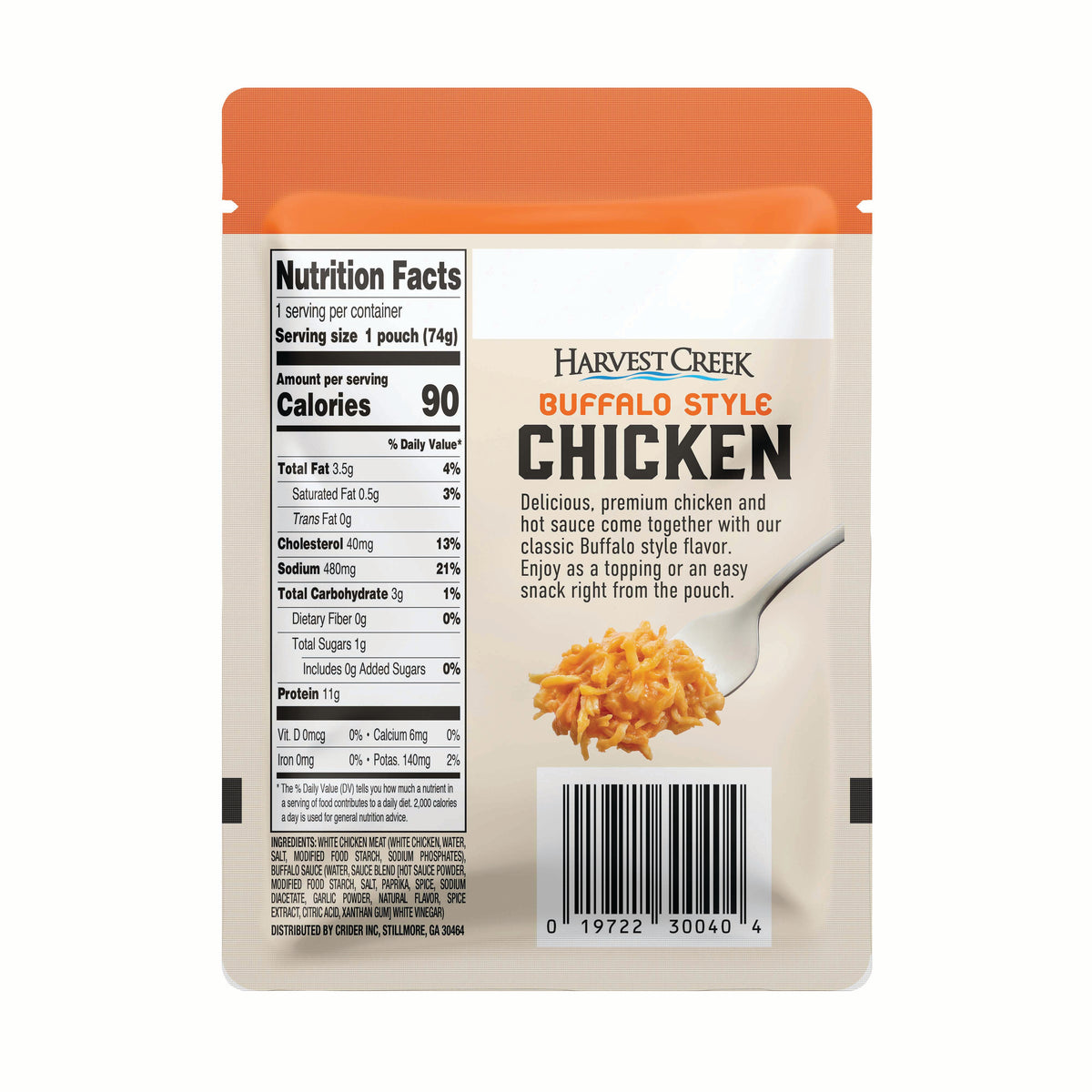 Buffalo Style 2.6oz Pouch (Case of 12) – Albino Rhino Longevity Foods