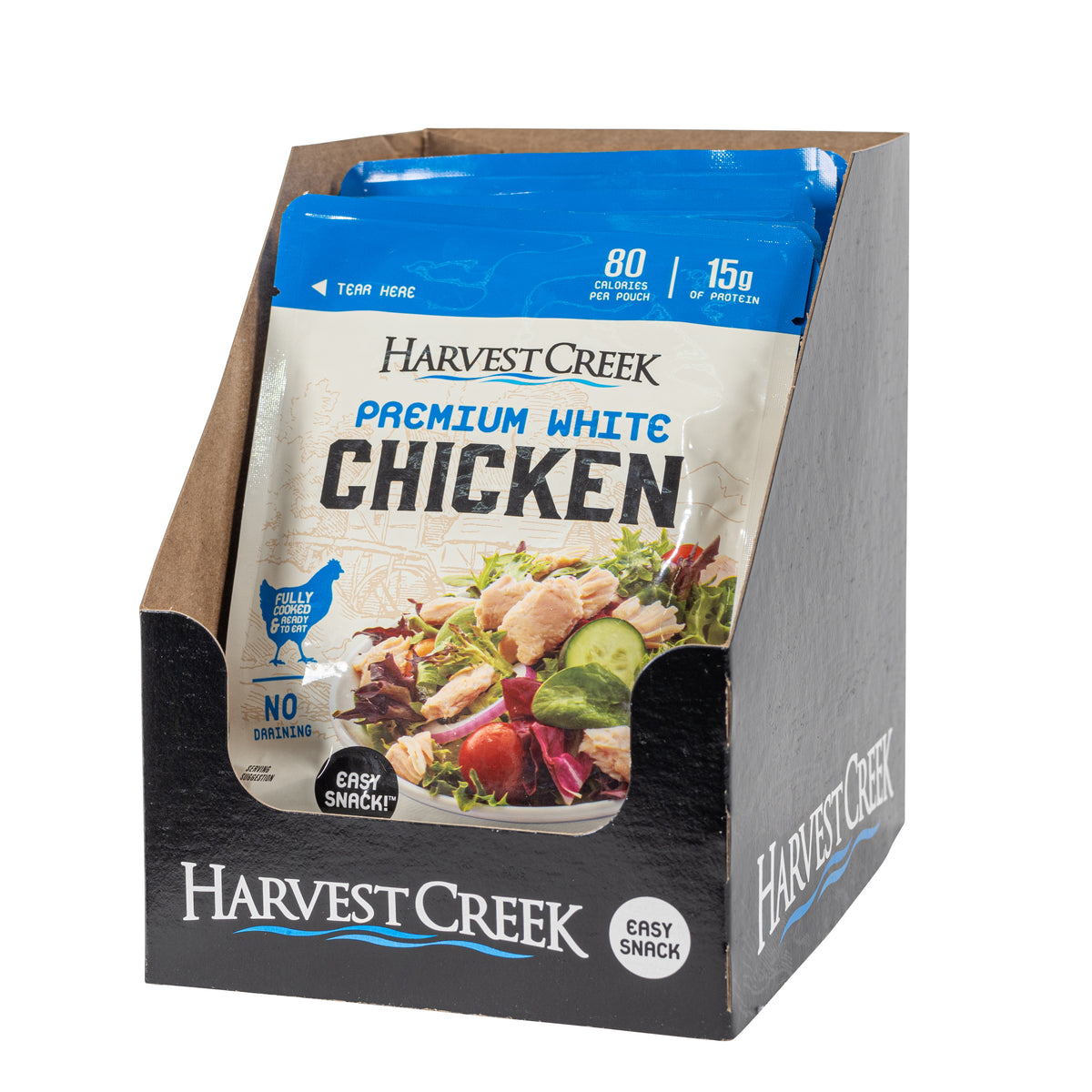 Premium White Chicken 2.6oz Pouch (Case of 12) – Albino Rhino Longevity ...